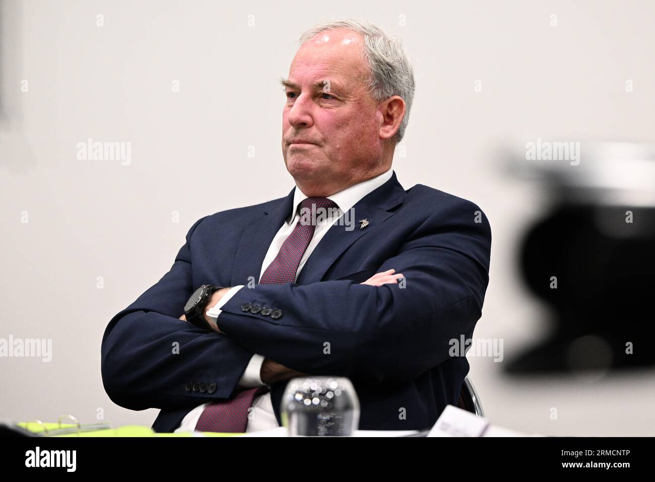 Melbourne, Australia. 28th Aug, 2023. Liberal Senator Richard Colbeck ...