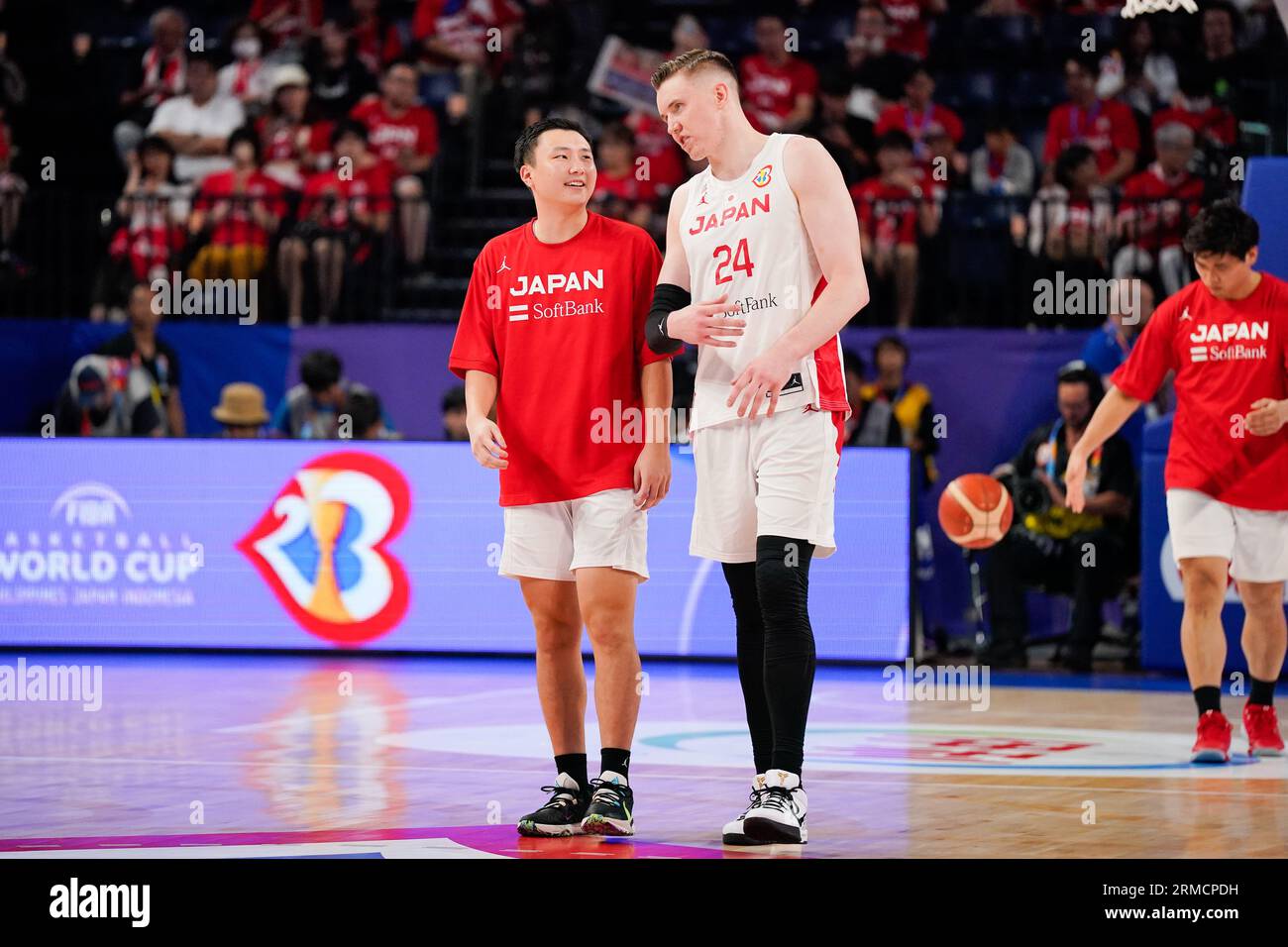 (L-R) Keisei Tominaga (JPN), Josh Hawkinson (JPN), AUGUST 27 2023 ...
