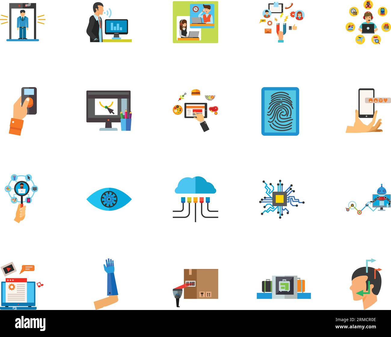 Smart technology icon set Stock Vector Image & Art - Alamy