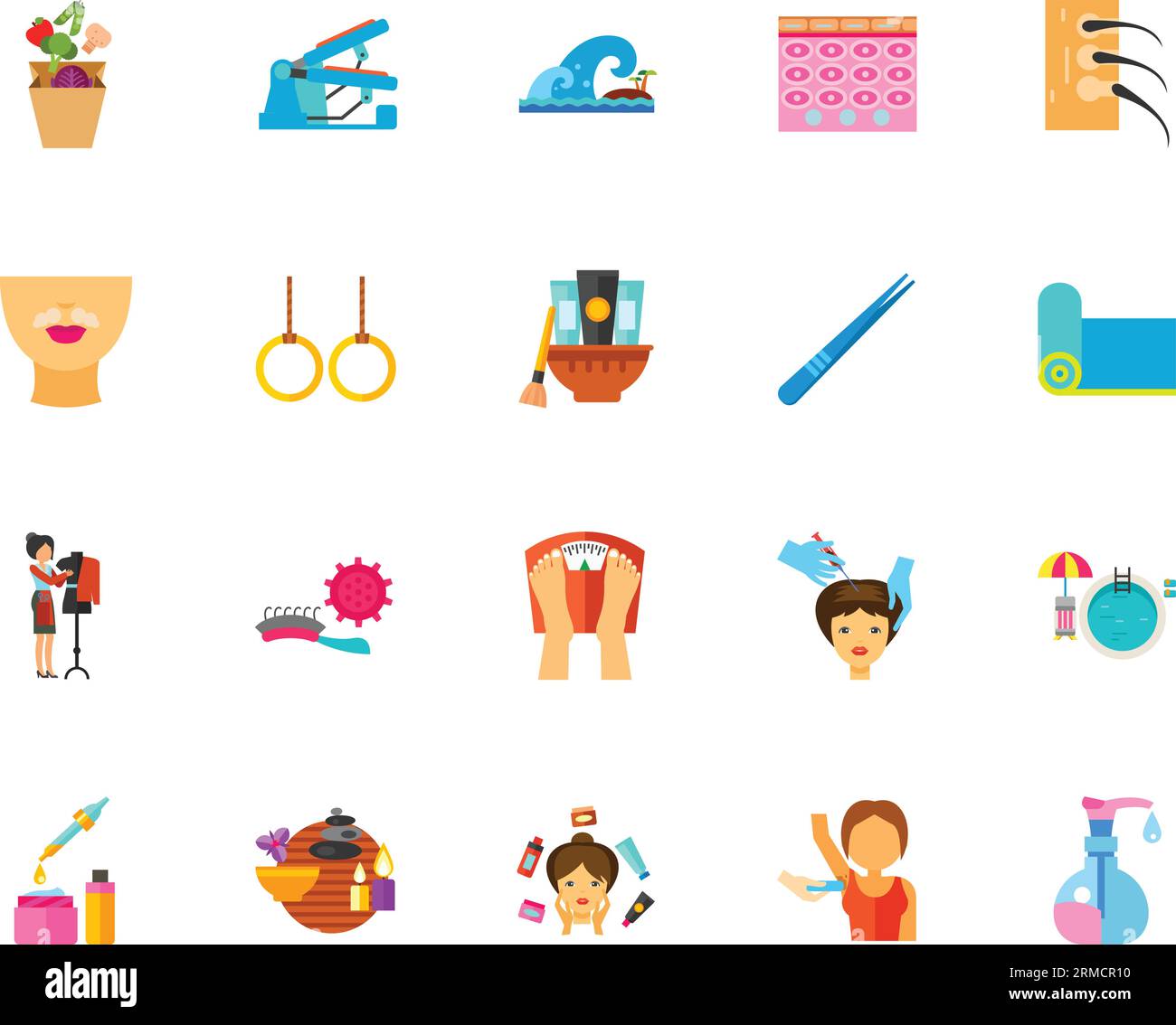 Beauty therapy training Stock Vector Images - Alamy
