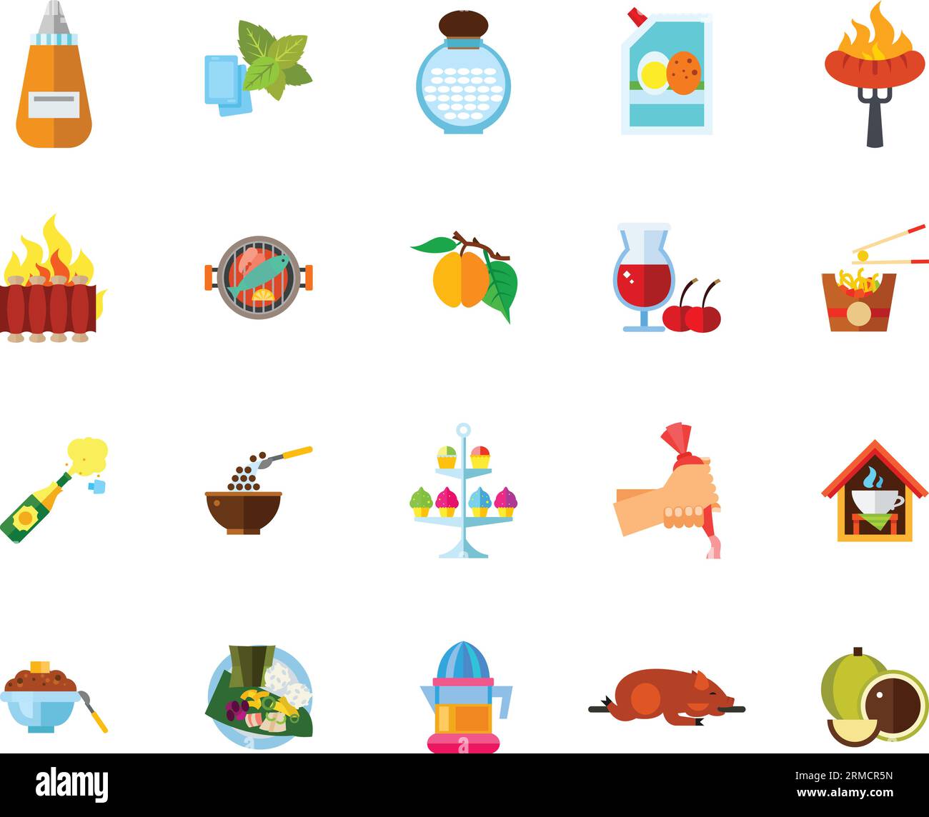 Cooking icon set Stock Vector Image & Art - Alamy