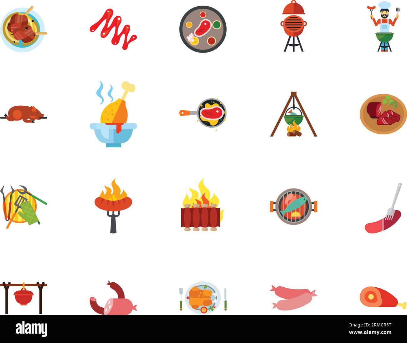 Food icon set Stock Vector Image & Art - Alamy