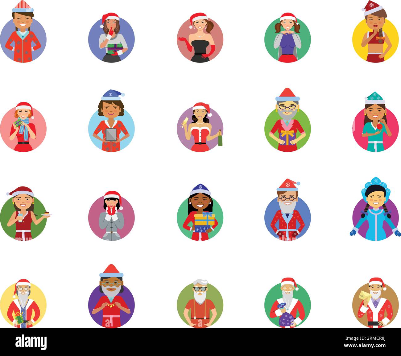 African santa woman Stock Vector Images - Alamy