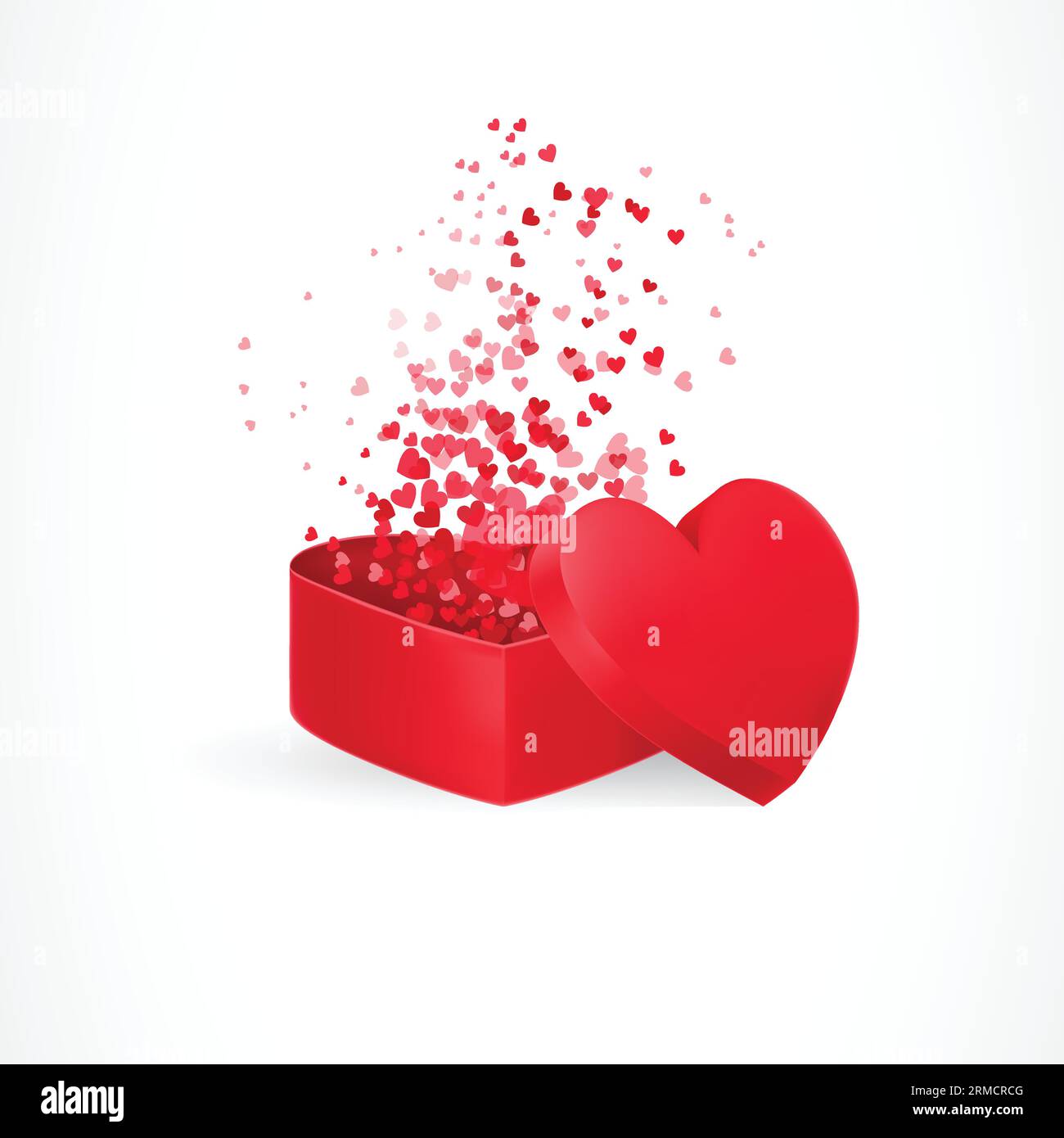 Hearts flowing Stock Vector Images - Alamy