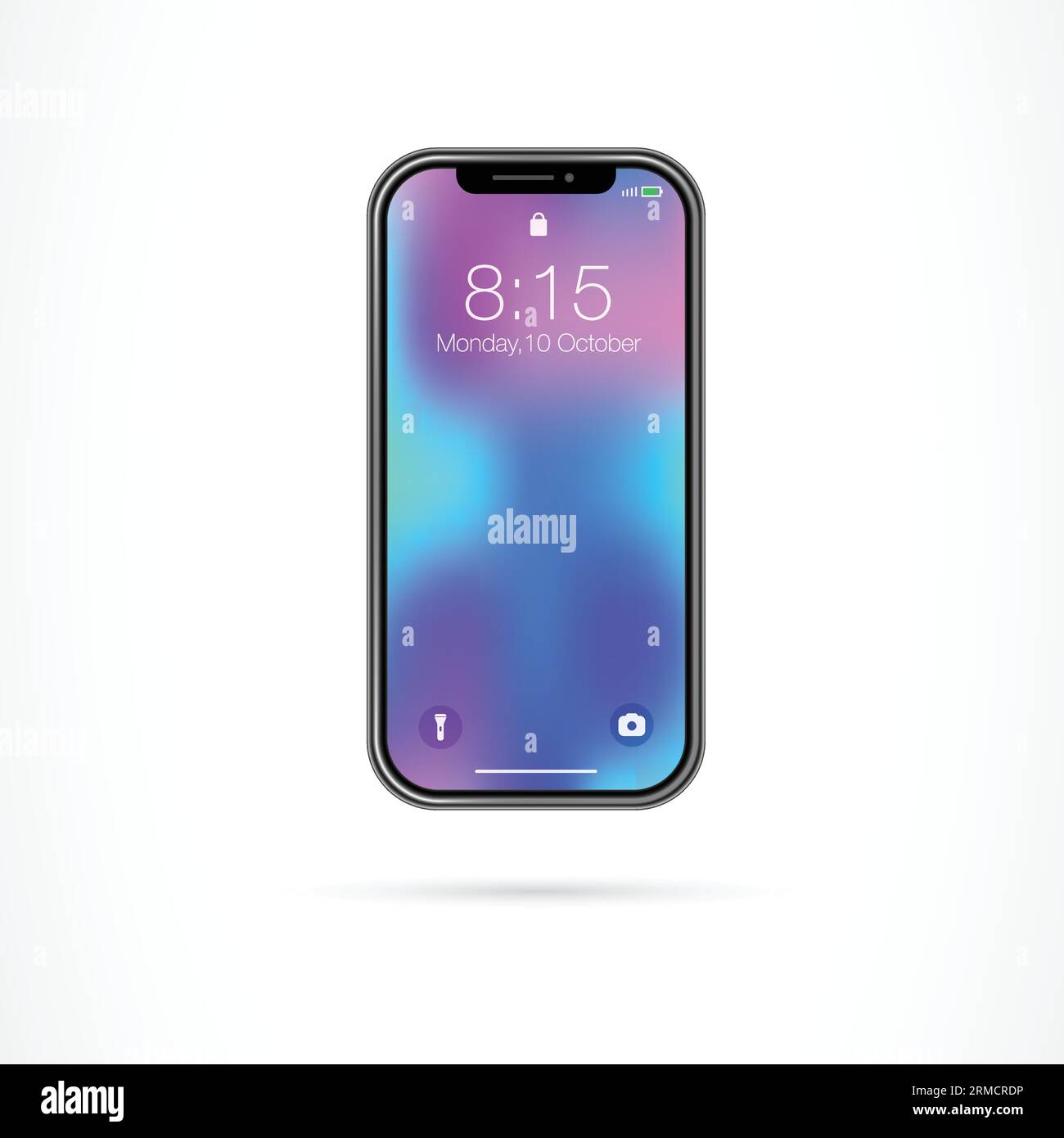 Display of Smartphone Illustration Stock Vector Image & Art - Alamy