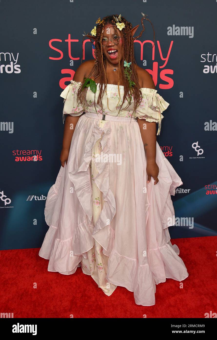 Alexis Nikole Nelson arrives at the Streamy Awards on Sunday, Aug. 27 ...