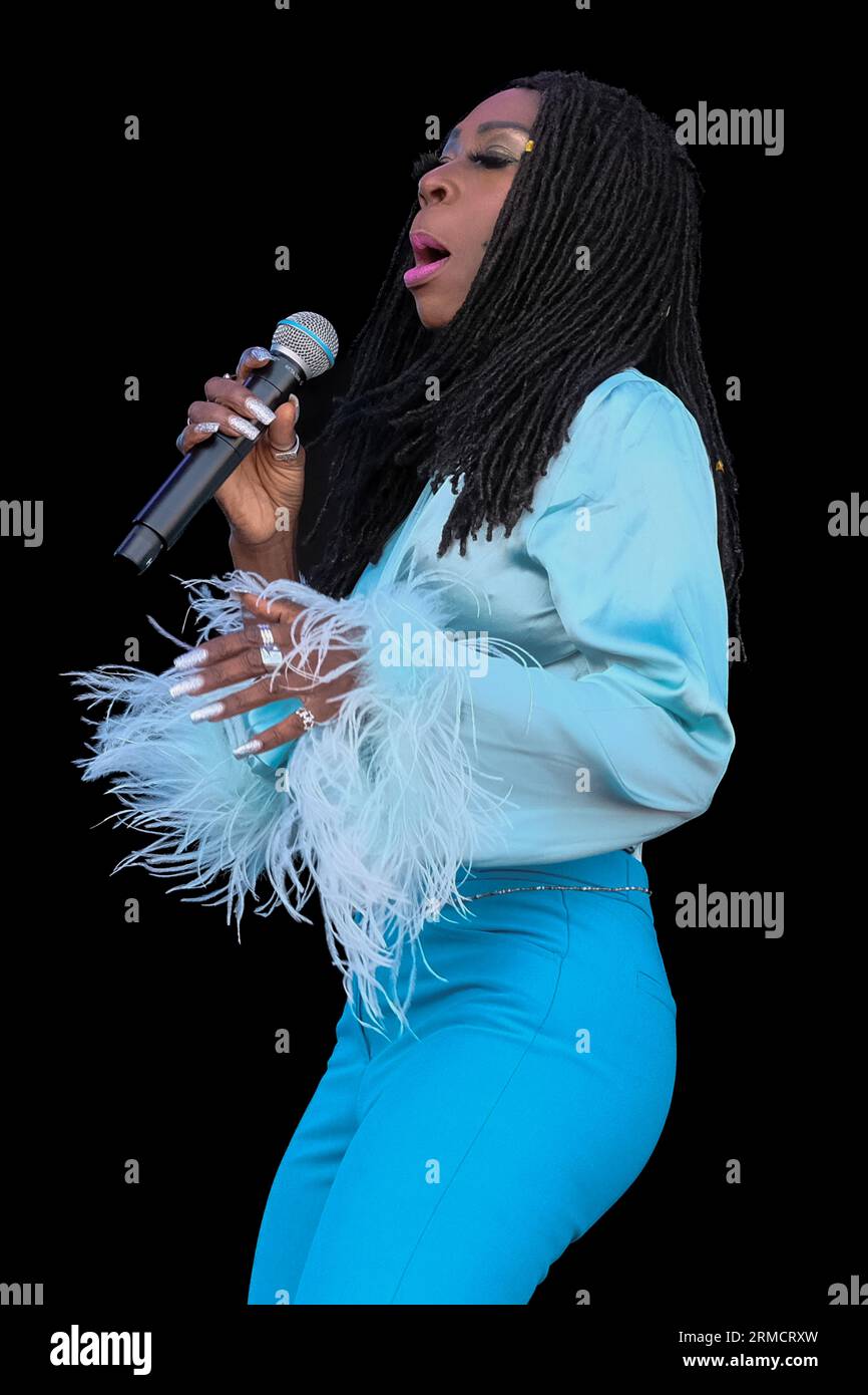 Portsmouth, UK. 27th Aug, 2023. British singer songwriter Heather ...