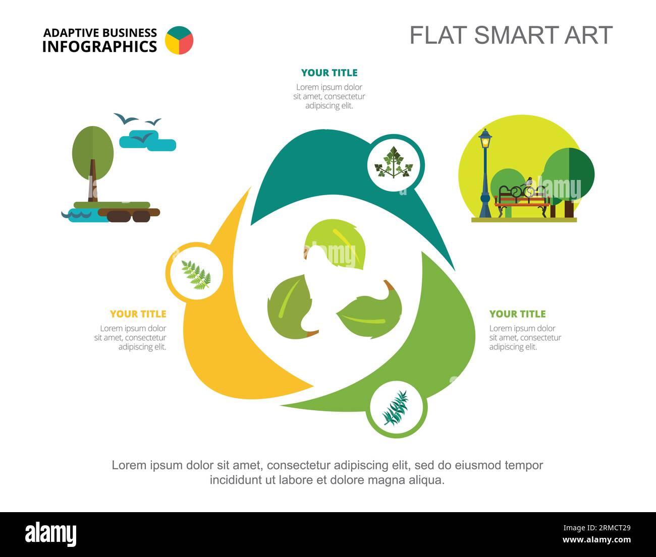 Nature Concept Slide Template Stock Vector Image & Art - Alamy