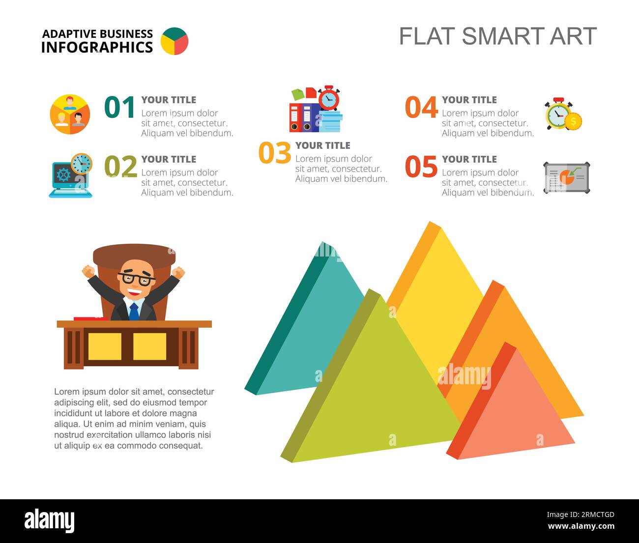Successful Time Management Slide Template Stock Vector Image & Art - Alamy