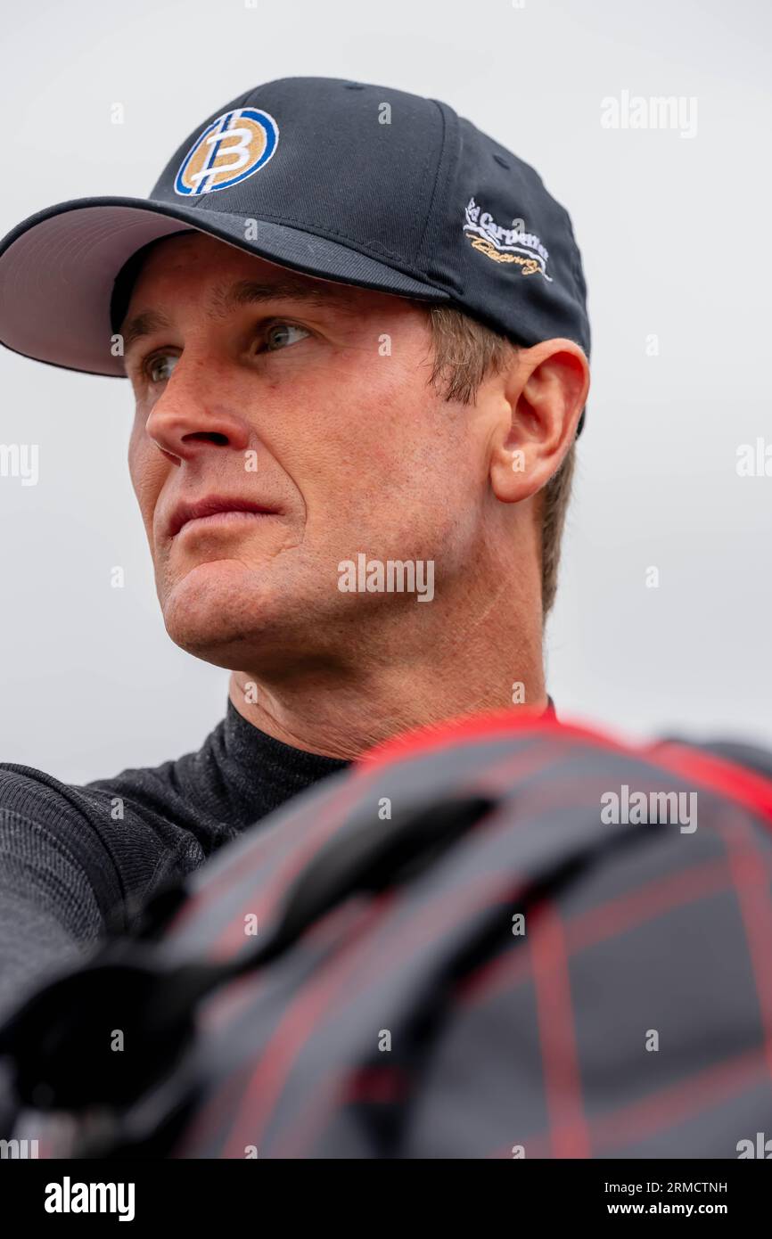 Madison, IL, USA. 27th Aug, 2023. INDYCAR Series driver, RYAN HUNTER ...