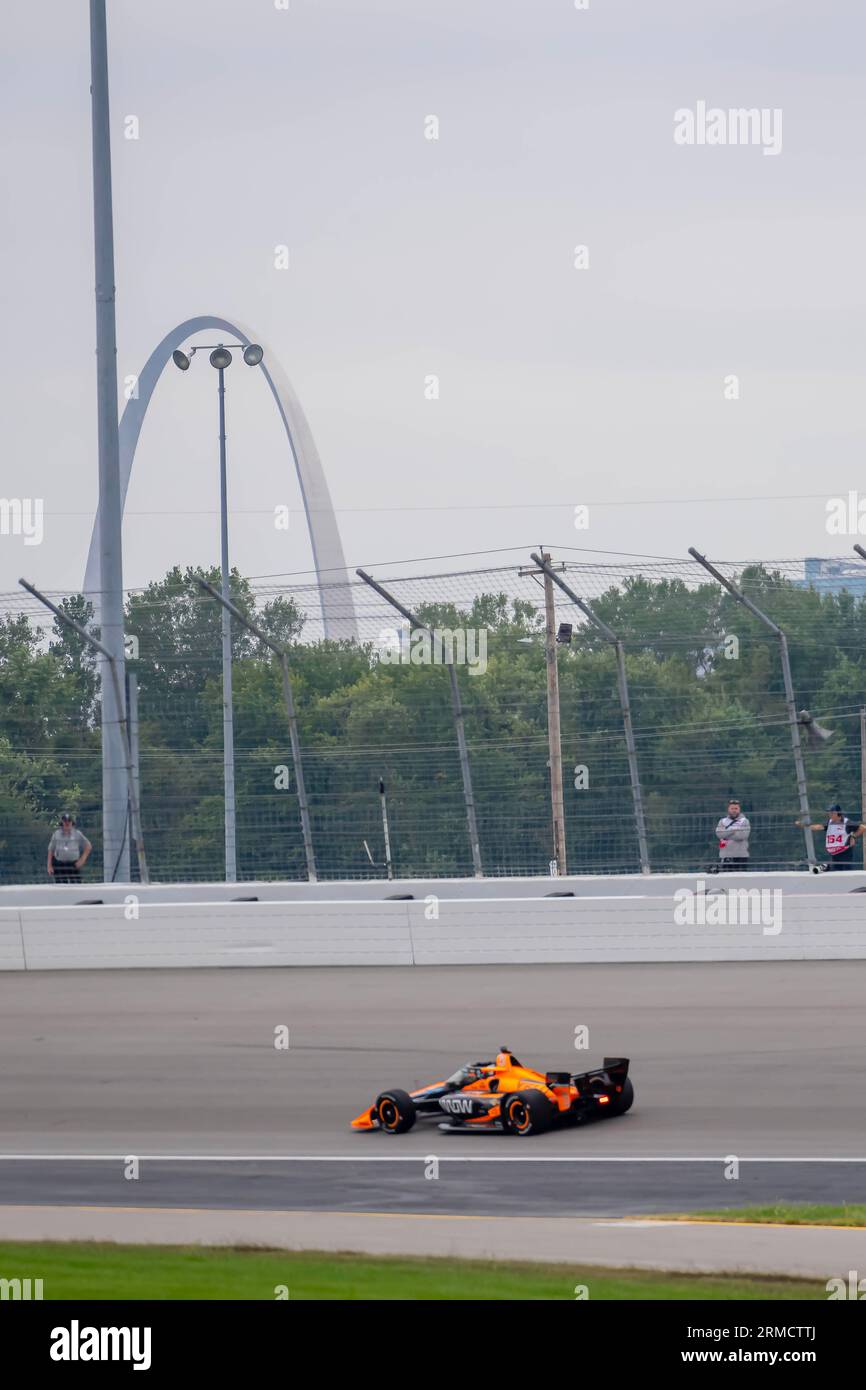 Madison, IL, USA. 27th Aug, 2023. INDYCAR Series driver, FELIX ...