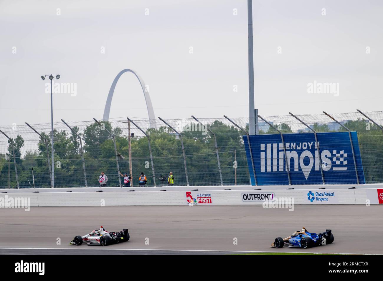 Madison, IL, USA. 27th Aug, 2023. INDYCAR Series driver, STING RAY ROBB ...