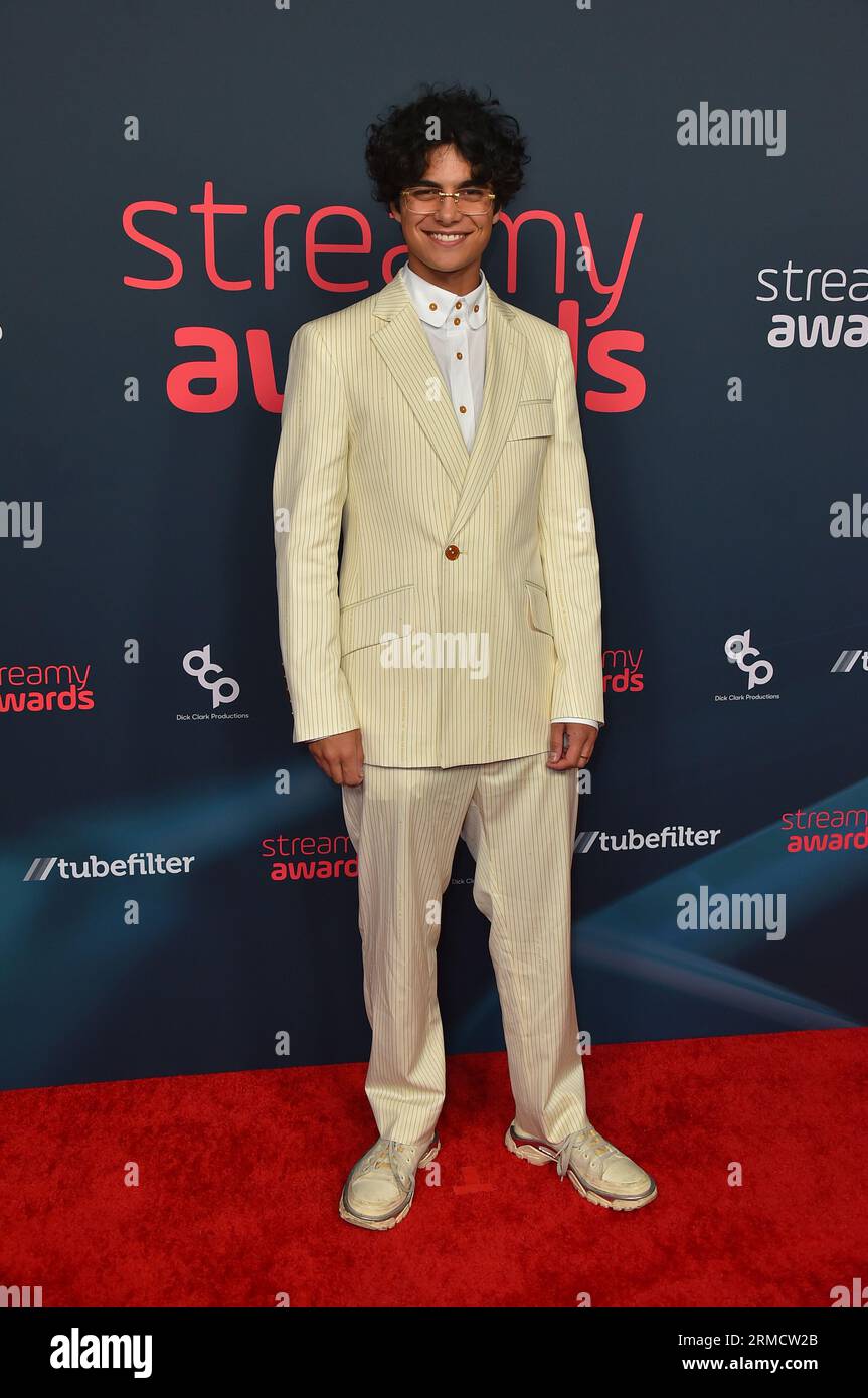 BENOFTHEWEEK arrives at the Streamy Awards on Sunday, Aug. 27, 2023, at ...