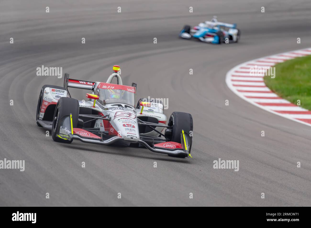 Madison, IL, USA. 27th Aug, 2023. INDYCAR Series driver, STING RAY ROBB ...