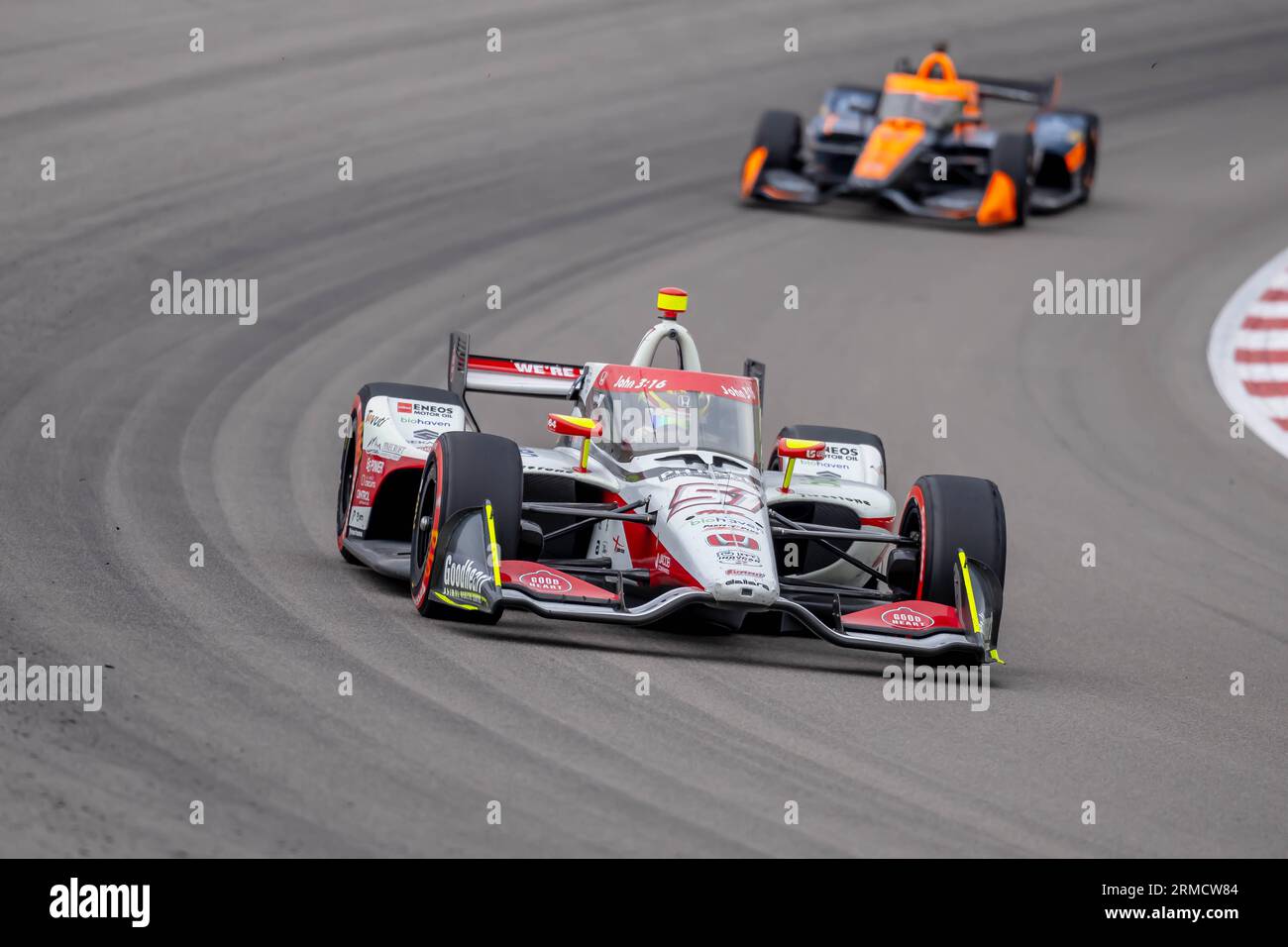 Madison, IL, USA. 27th Aug, 2023. INDYCAR Series driver, STING RAY ROBB ...