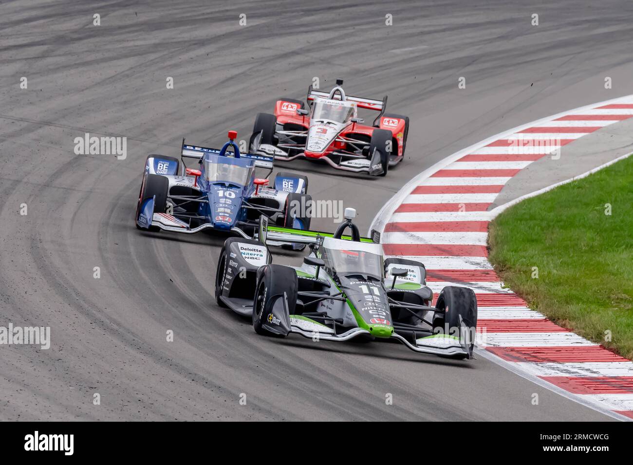 Madison, IL, USA. 27th Aug, 2023. INDYCAR Series driver, Takuma Sato ...