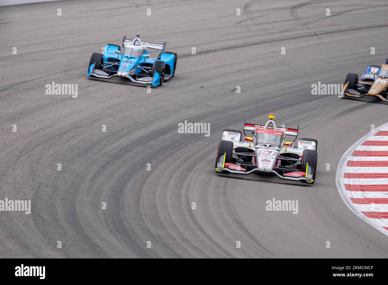 Madison, IL, USA. 27th Aug, 2023. INDYCAR Series driver, STING RAY ROBB ...