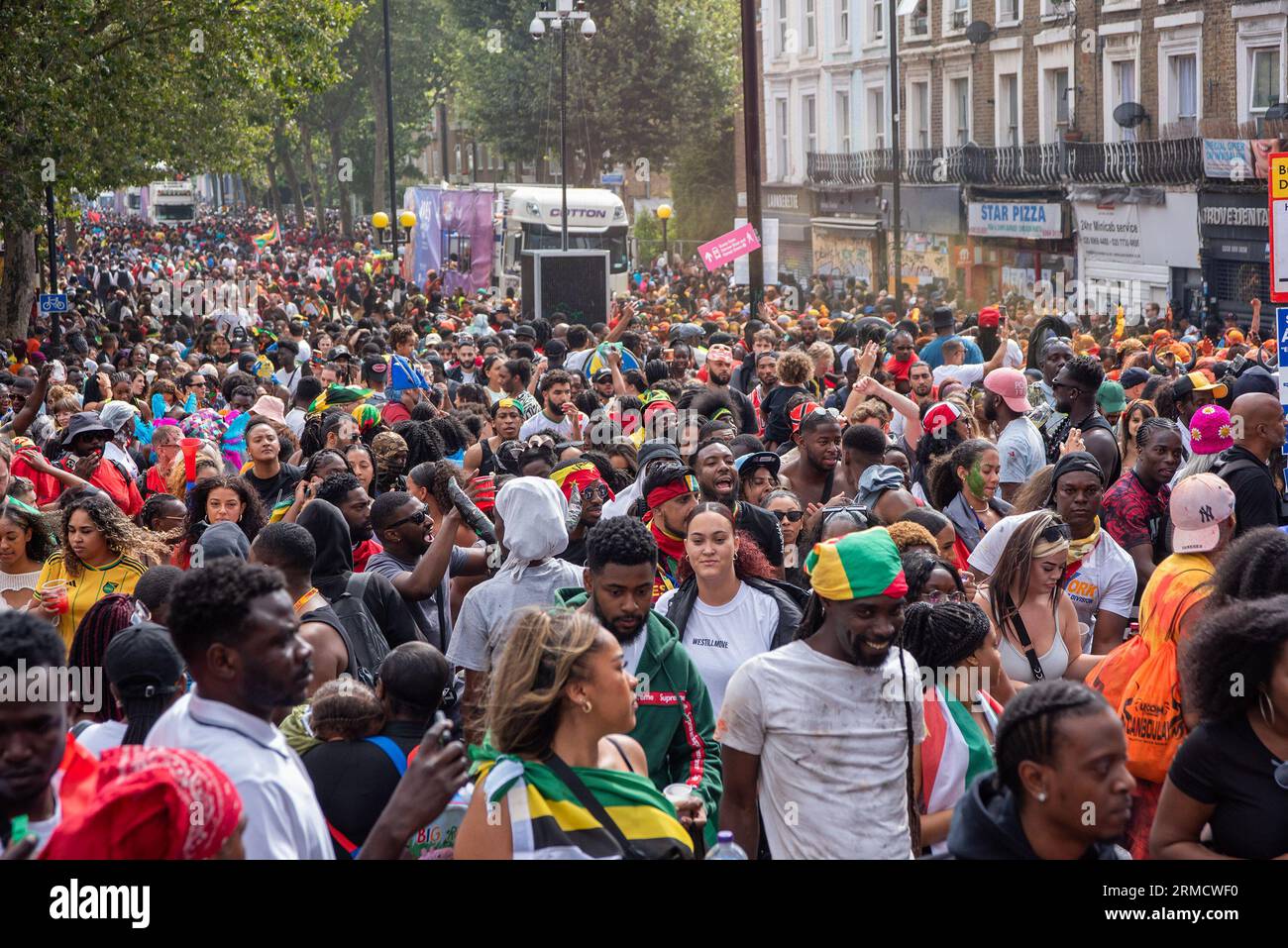 London, UK. 27th Aug, 2023. Hundreds of thousands of people attend the ...