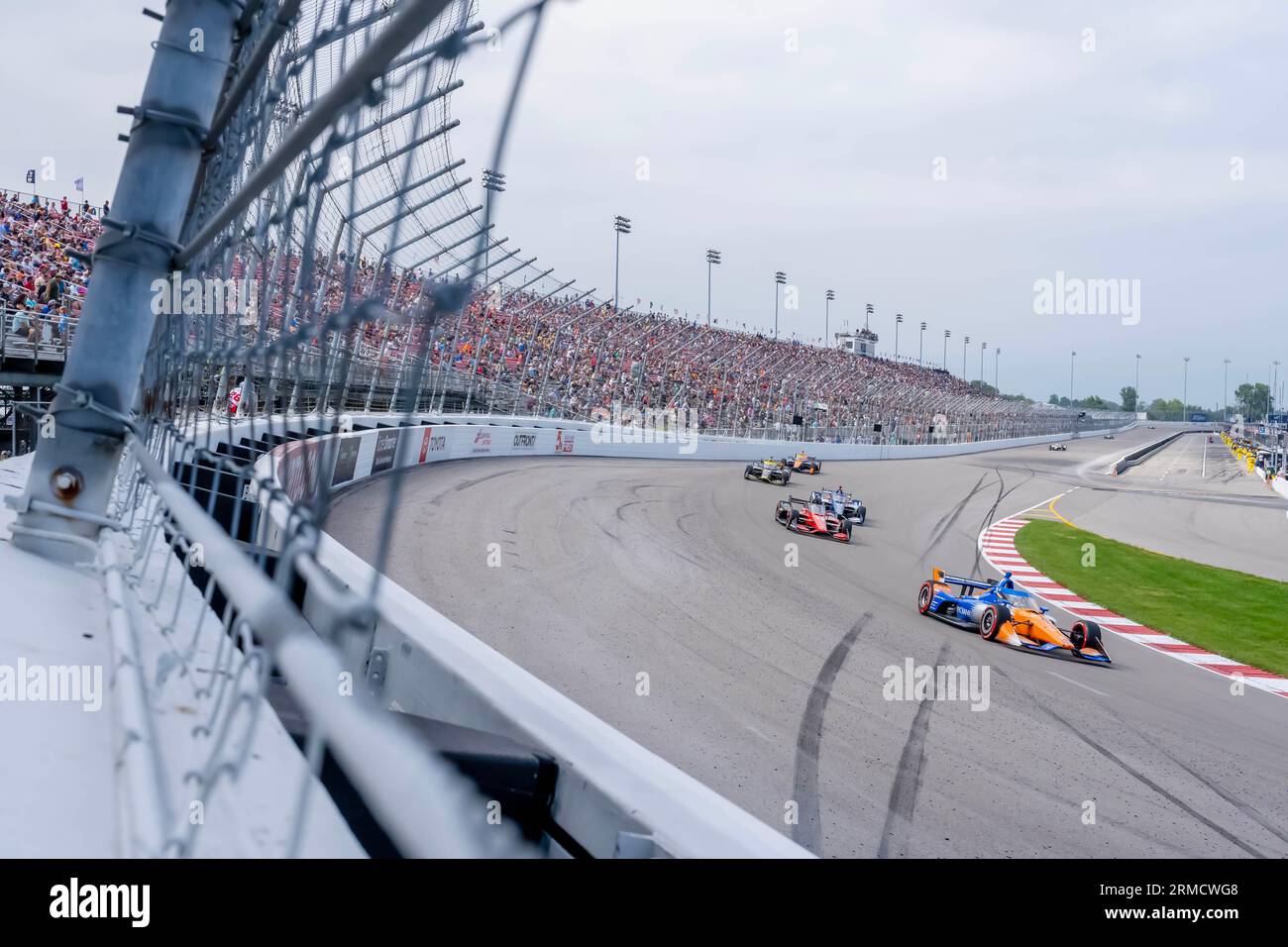 Madison, IL, USA. 27th Aug, 2023. INDYCAR Series driver, SCOTT DIXON (9 ...