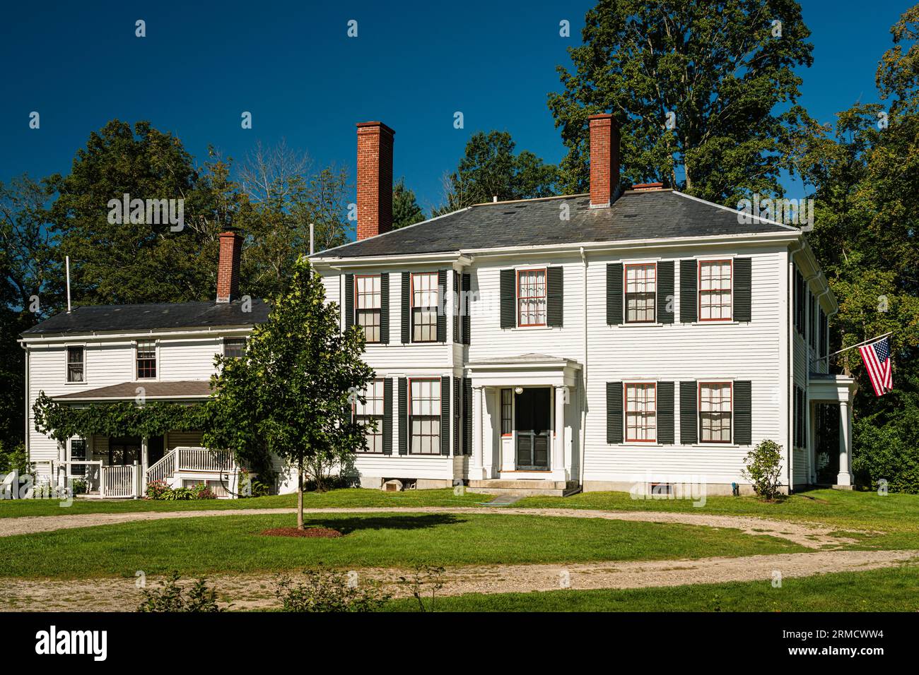 Ralph Waldo Emerson House Concord, Massachusetts, USA Stock Photo - Alamy