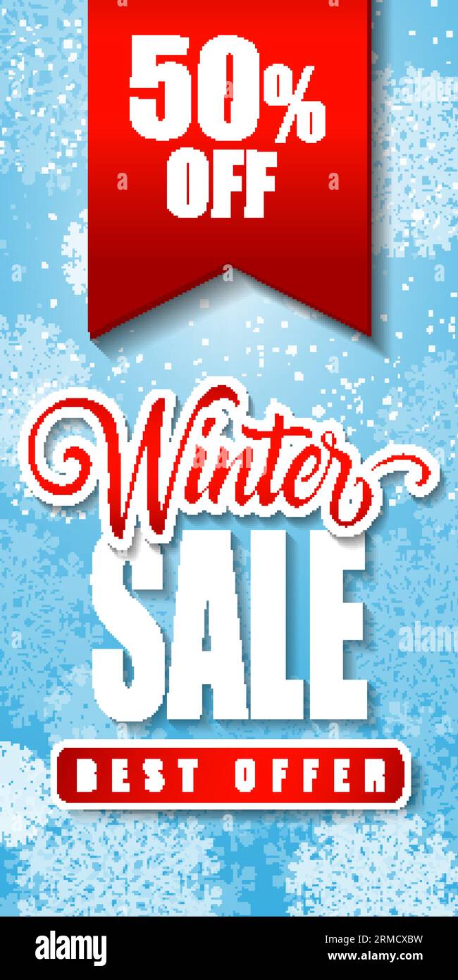 Inscription winter sale Stock Vector Images - Alamy