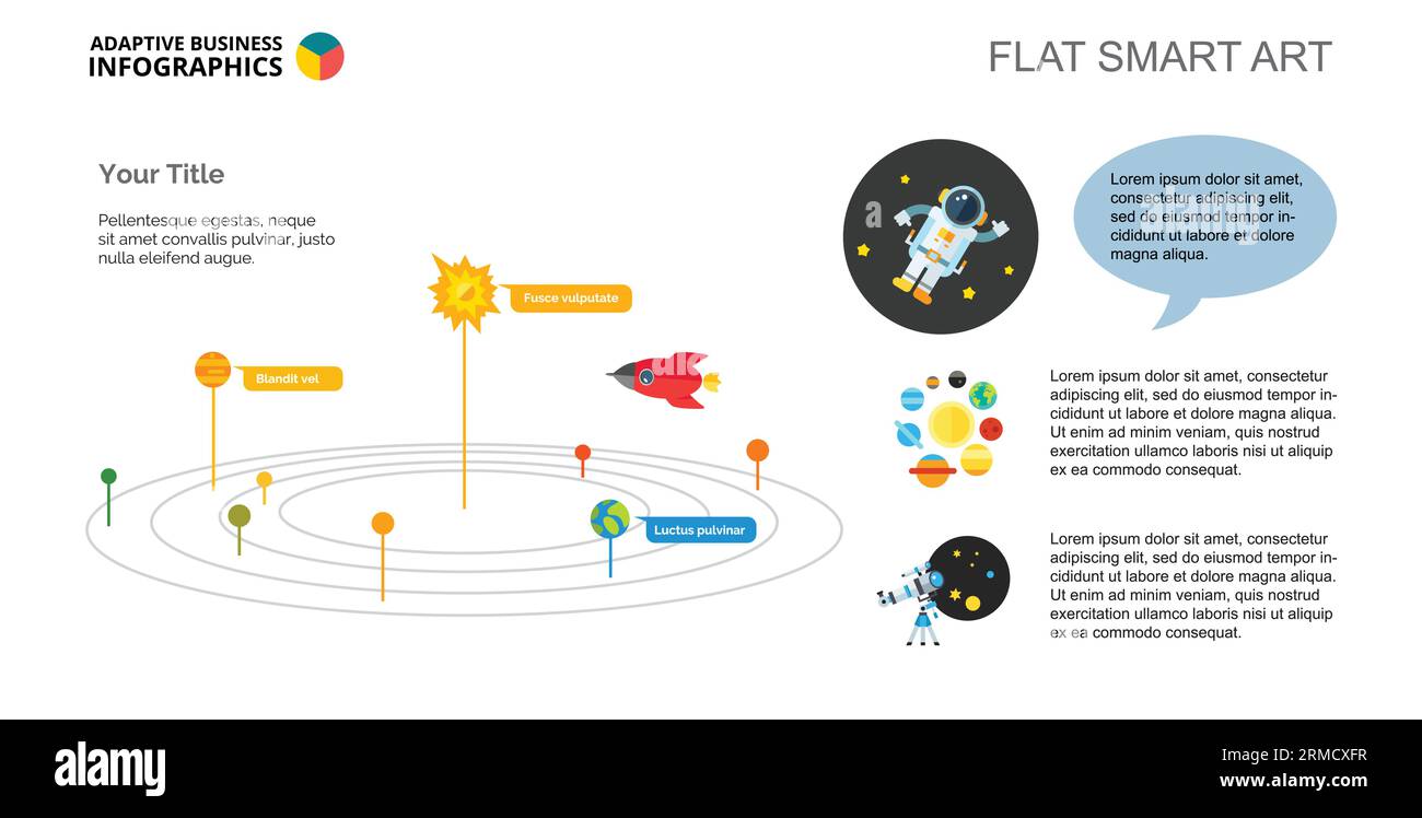 Astronomy Concept Chart Slide Template Stock Vector Image & Art - Alamy