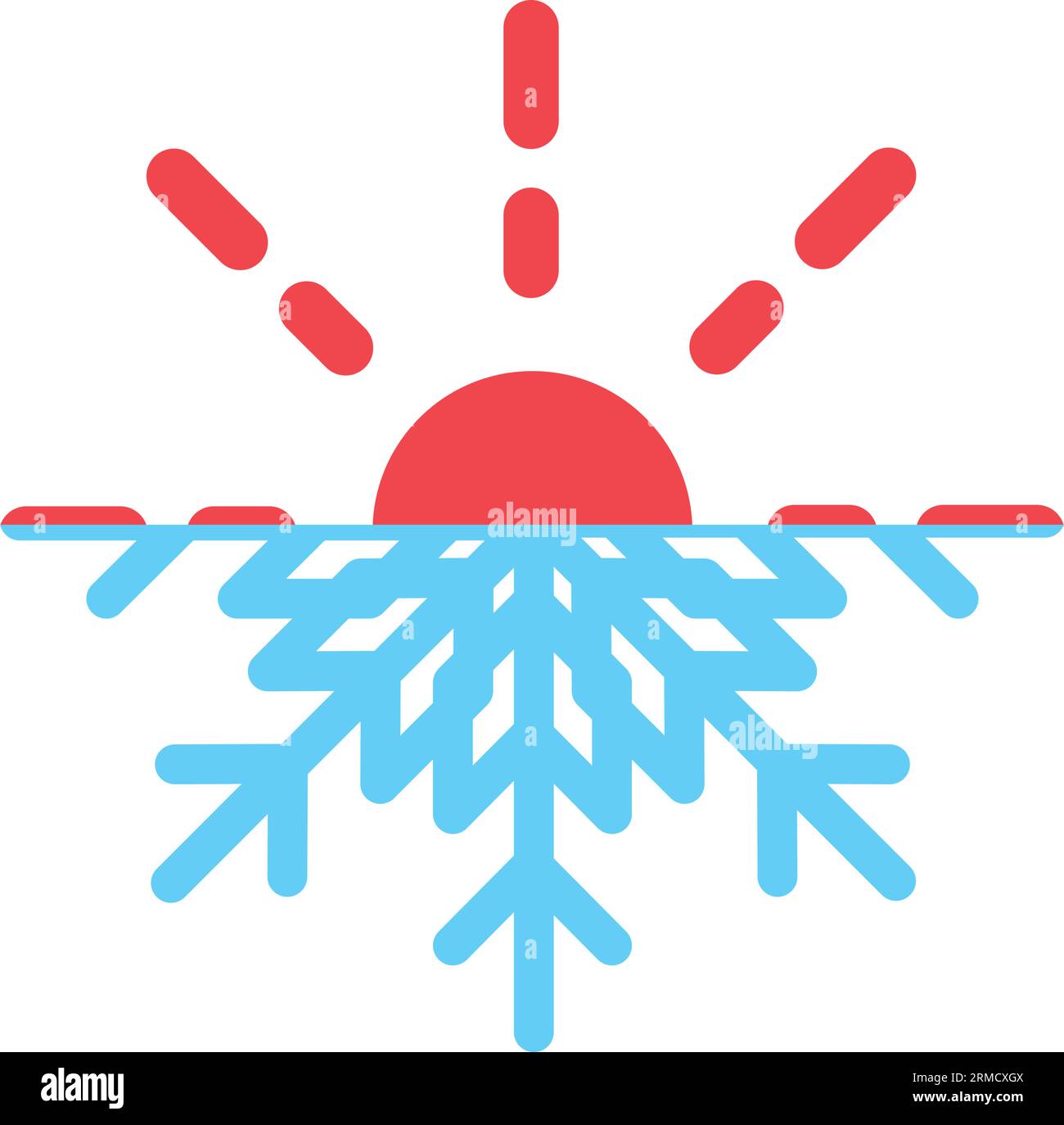 Hot cold temperature Cut Out Stock Images & Pictures - Alamy