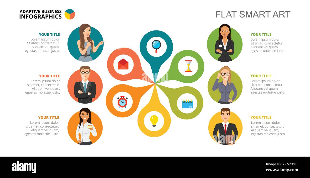 Six Workers Team Slide Template Stock Vector Image & Art - Alamy