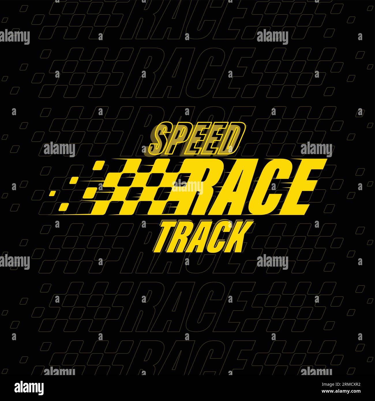 Motor sport yellow flag Stock Vector Images - Alamy