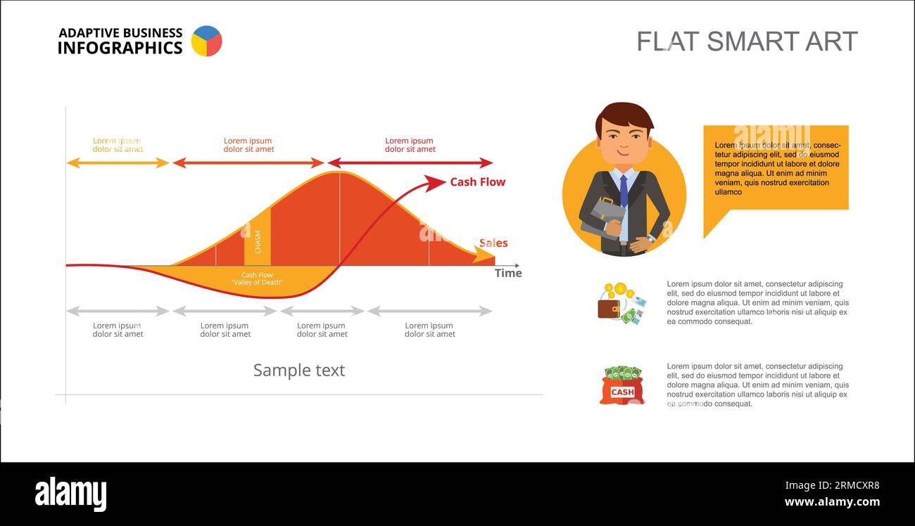 Financial Line Chart Slide Template Stock Vector Image & Art - Alamy
