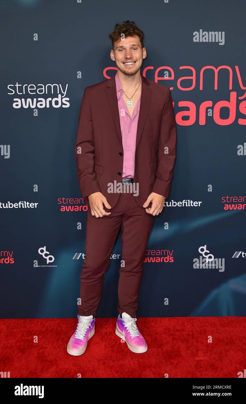 Jesser Reacts arrives at the Streamy Awards on Sunday, Aug. 27, 2023 ...