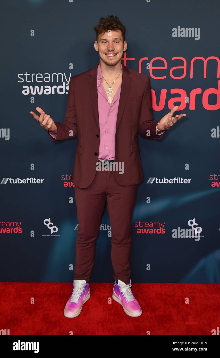 Jesser Reacts arrives at the Streamy Awards on Sunday, Aug. 27, 2023 ...