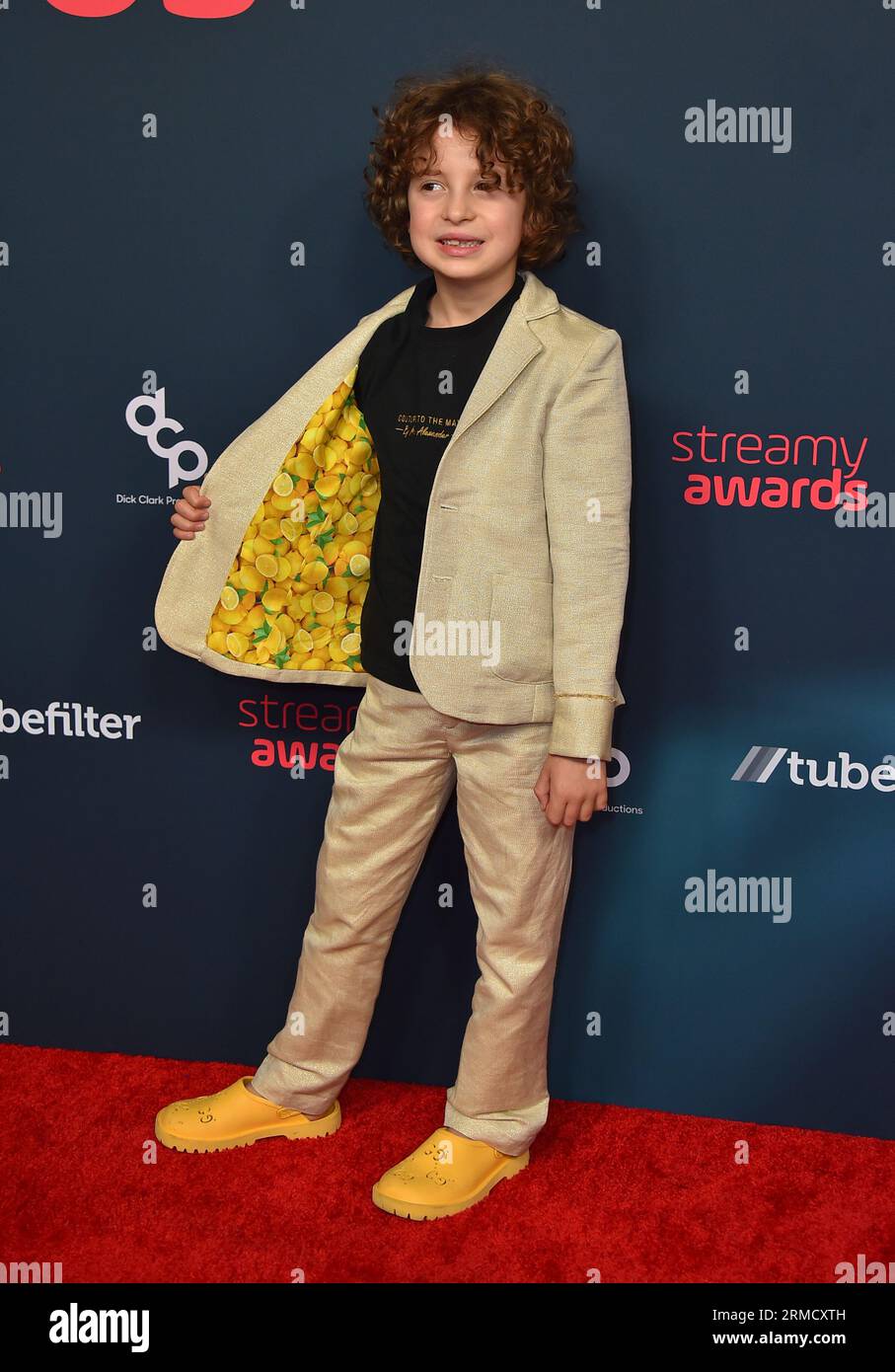 Max Alexander arrives at the Streamy Awards on Sunday, Aug. 27, 2023 ...