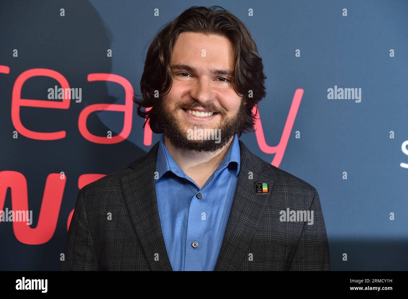 Patrick Lacey arrives at the Streamy Awards on Sunday, Aug. 27, 2023 ...