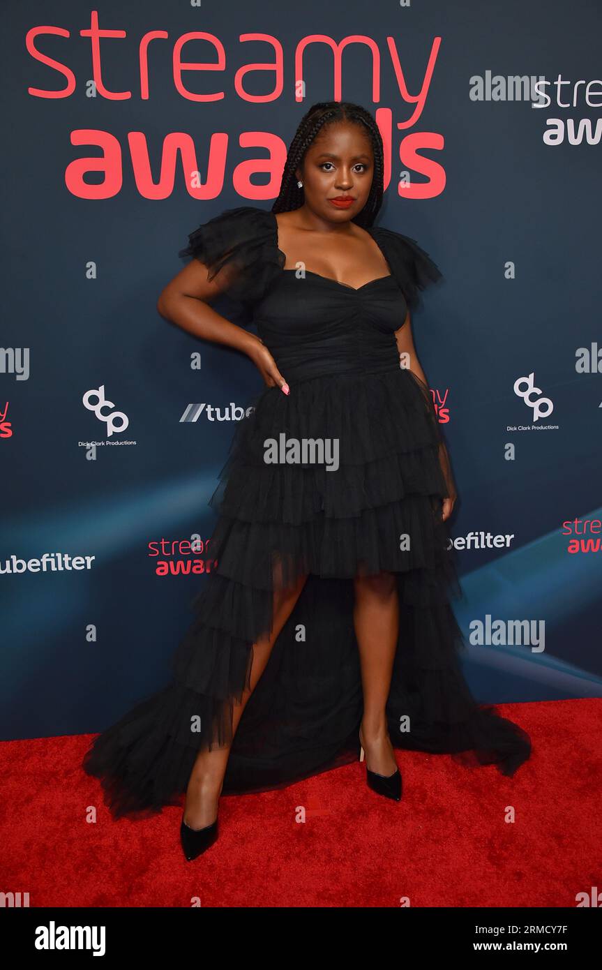 Miss Darcei arrives at the Streamy Awards on Sunday, Aug. 27, 2023, at ...