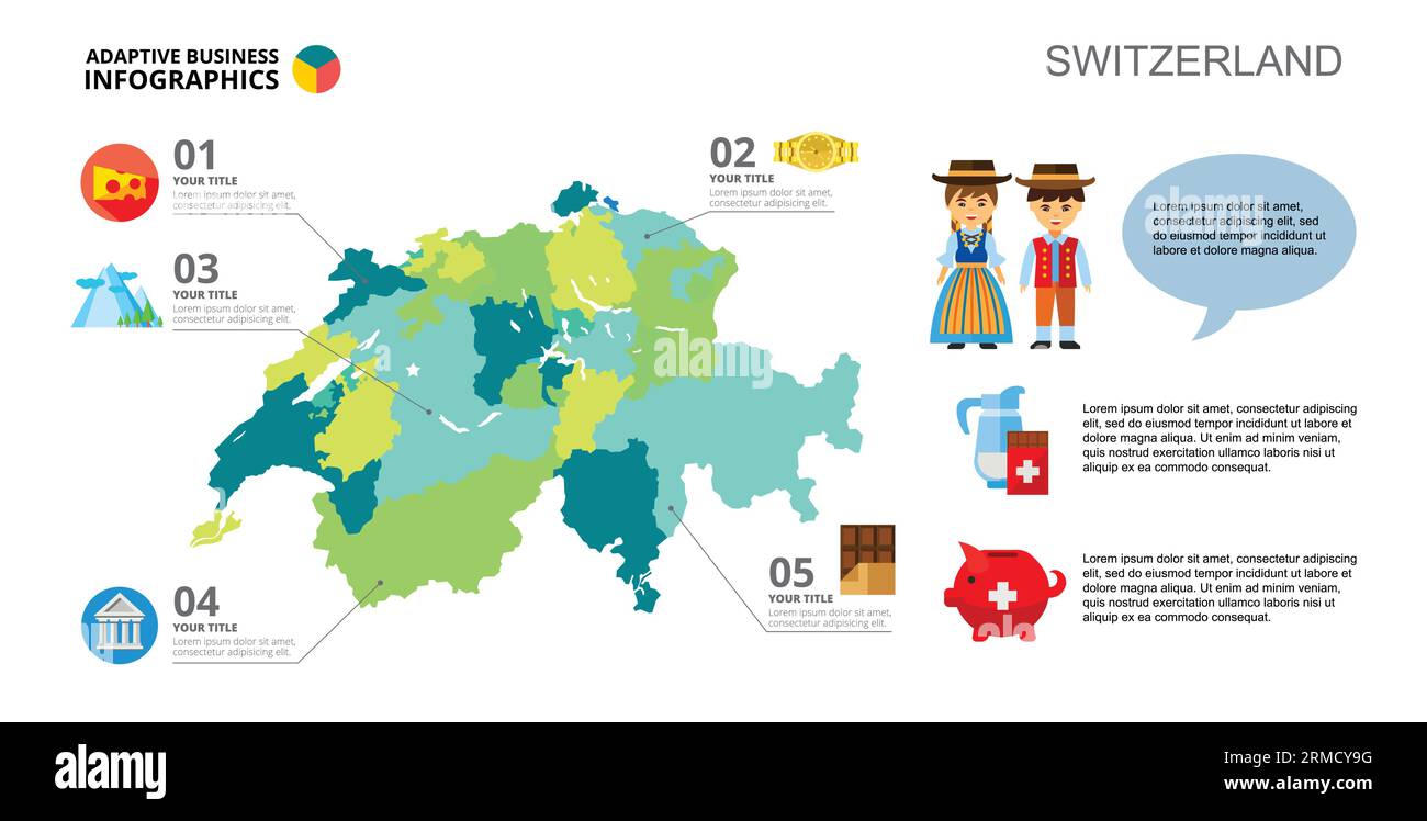 Switzerland Concept Slide Template Stock Vector Image & Art - Alamy