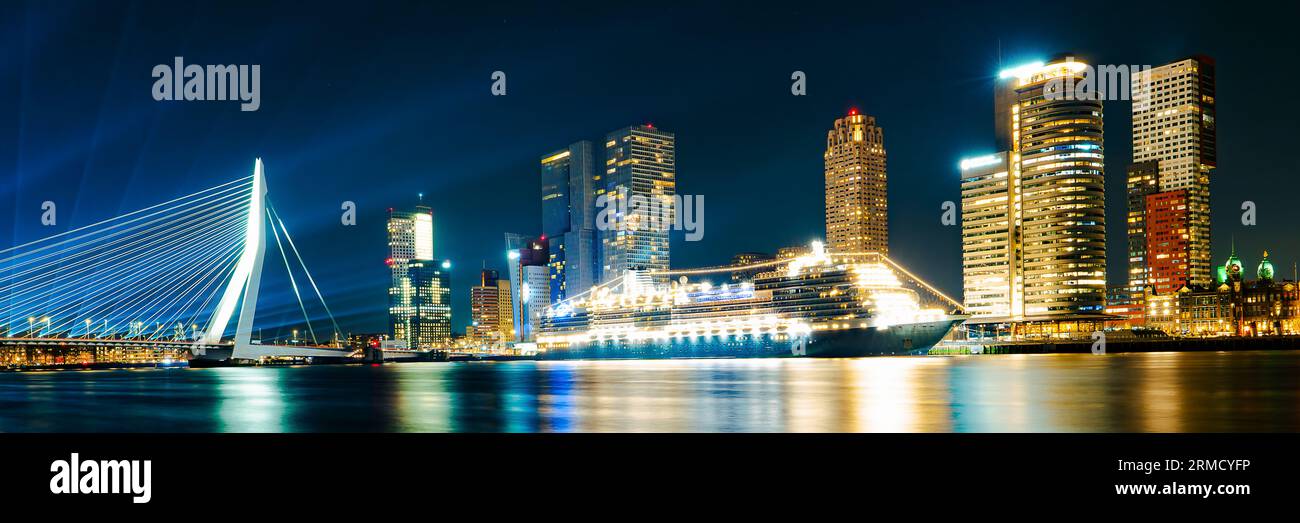 Rotterdam skyline panorama hi-res stock photography and images - Alamy