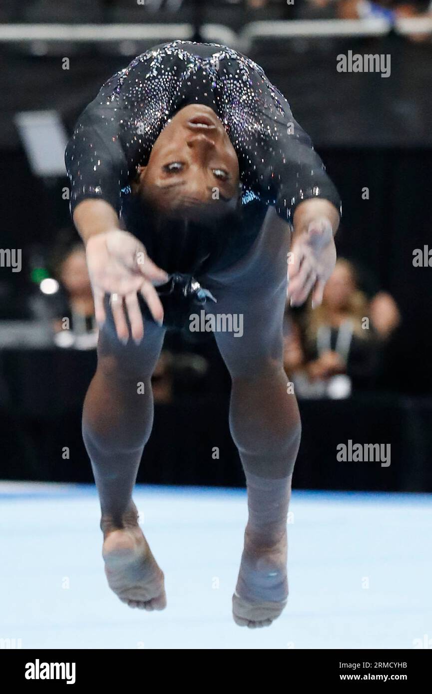 San Jose, California, USA. 27th Aug, 2023. Simone Biles (224), women's ...