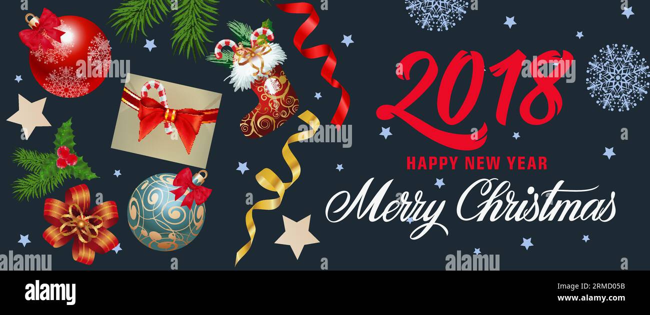 Symbols christmas background bauble Stock Vector Images - Alamy