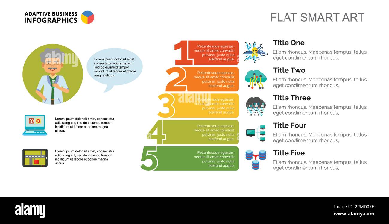 Business technologies concept man Stock Vector Images - Alamy