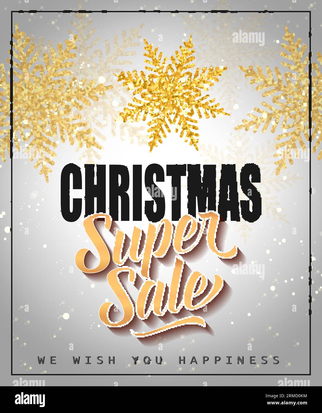 Super christmas sale lettering Stock Vector Images - Alamy