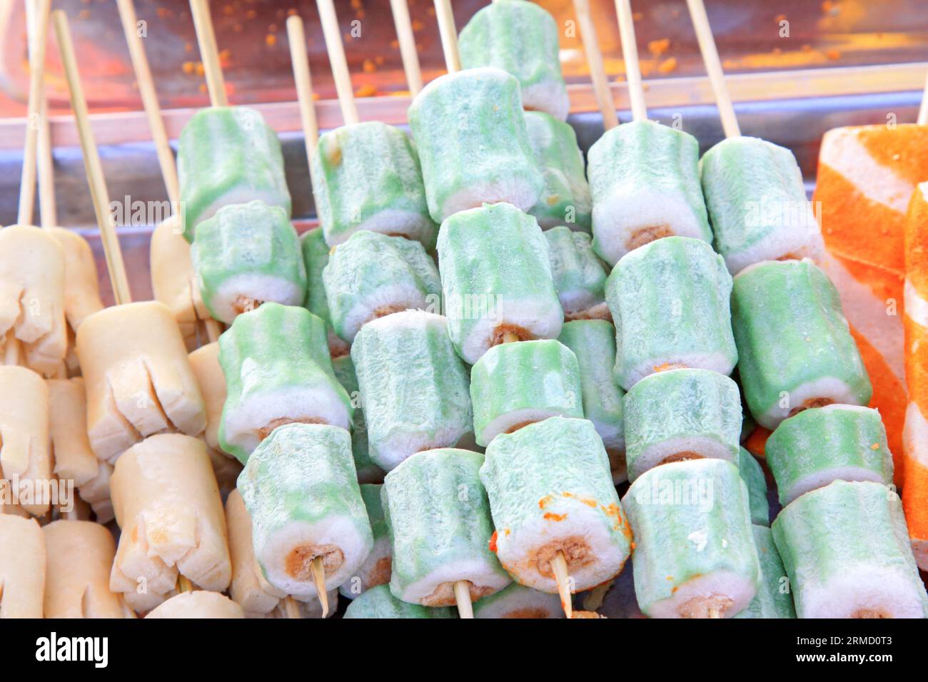 Characteristics food -- fried rice cake, closeup of delicacy Stock ...
