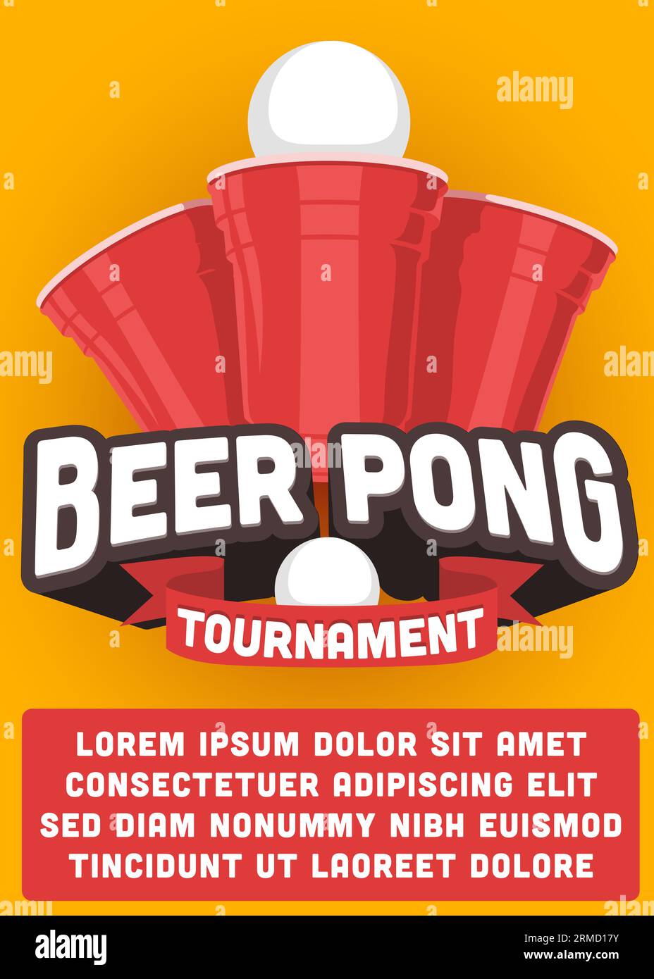Beer Pong Tournament Poster