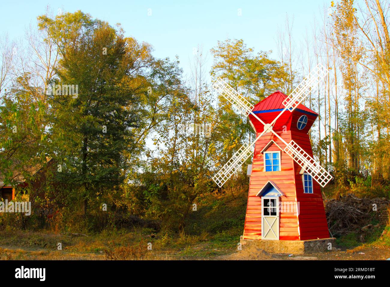 Closeup rotating windmill hi-res stock photography and images - Alamy