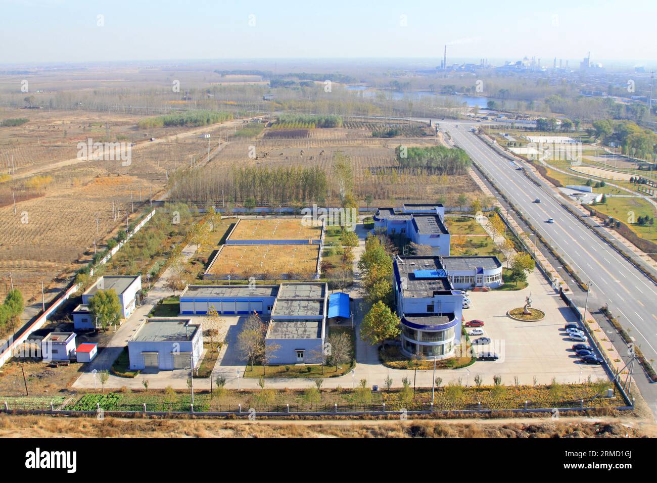 Factory overhead view hi-res stock photography and images - Alamy