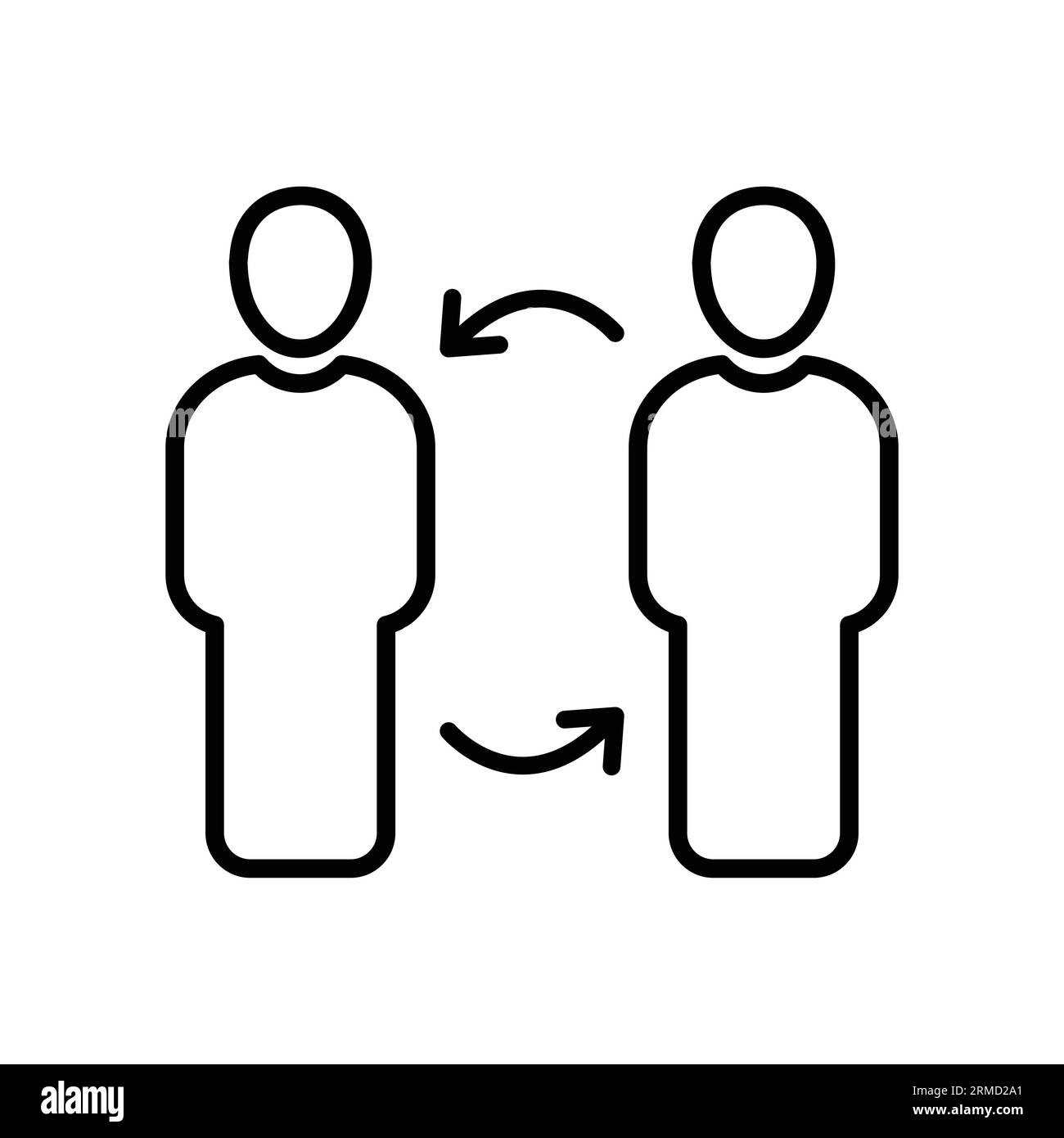 Skill Transfer Concept, hrmy symbol on white background, Sharing ...