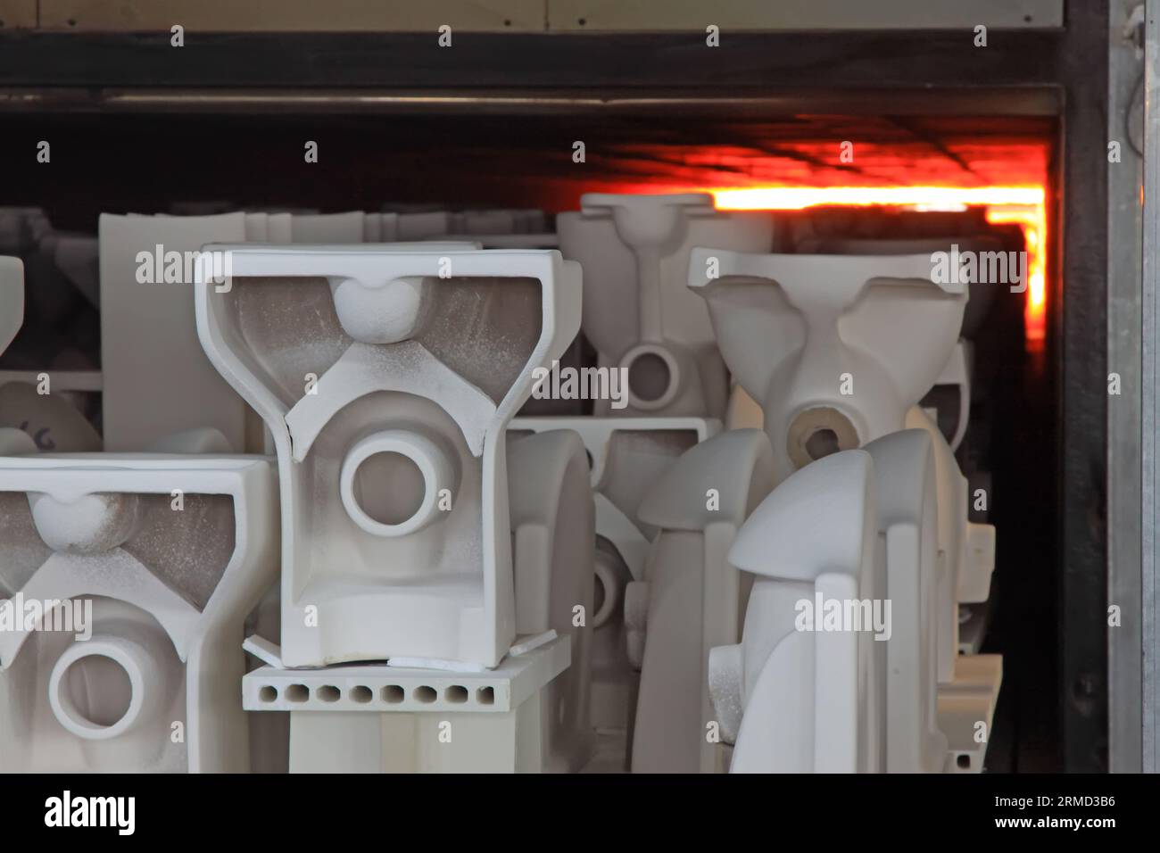 ceramic toilet products in a workshop production line Stock Photo - Alamy