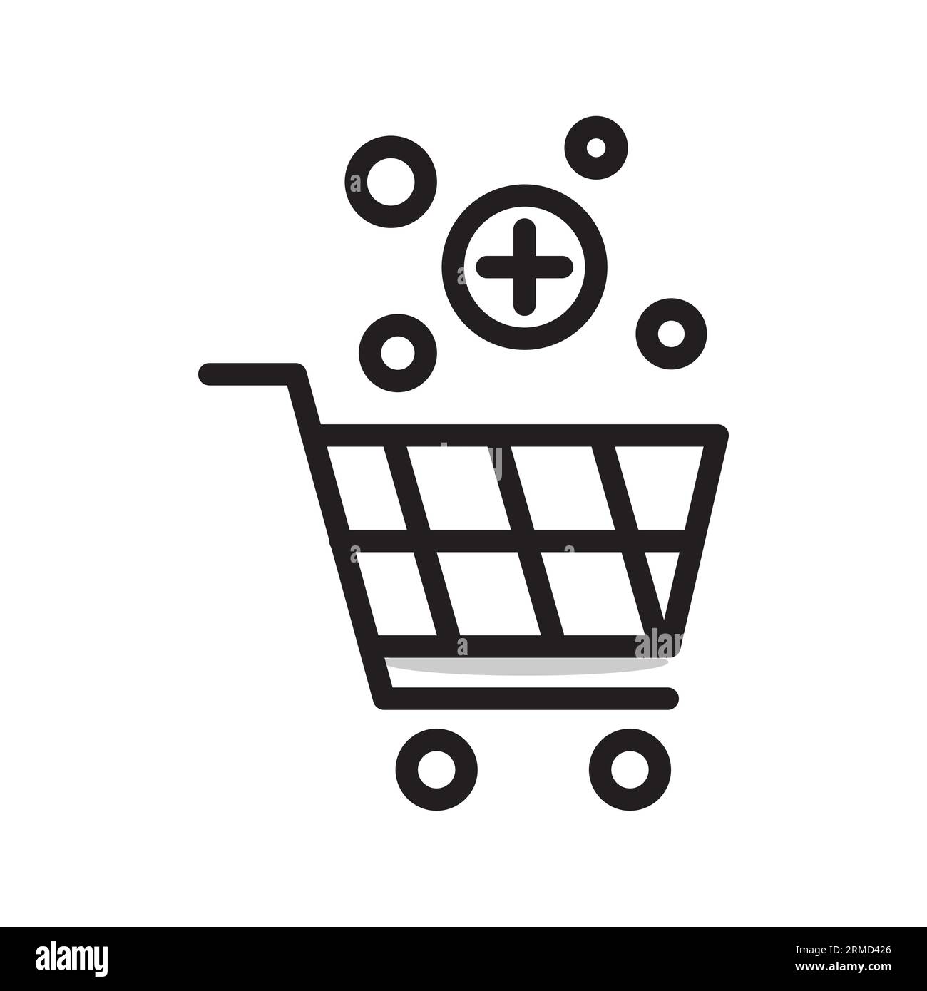 procurement vector icon. shopping cart illustration sign. basket symbol ...