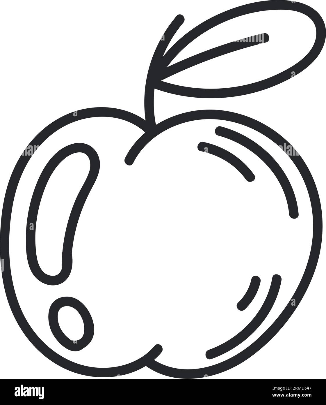 apple doodle icon Stock Vector Image & Art - Alamy