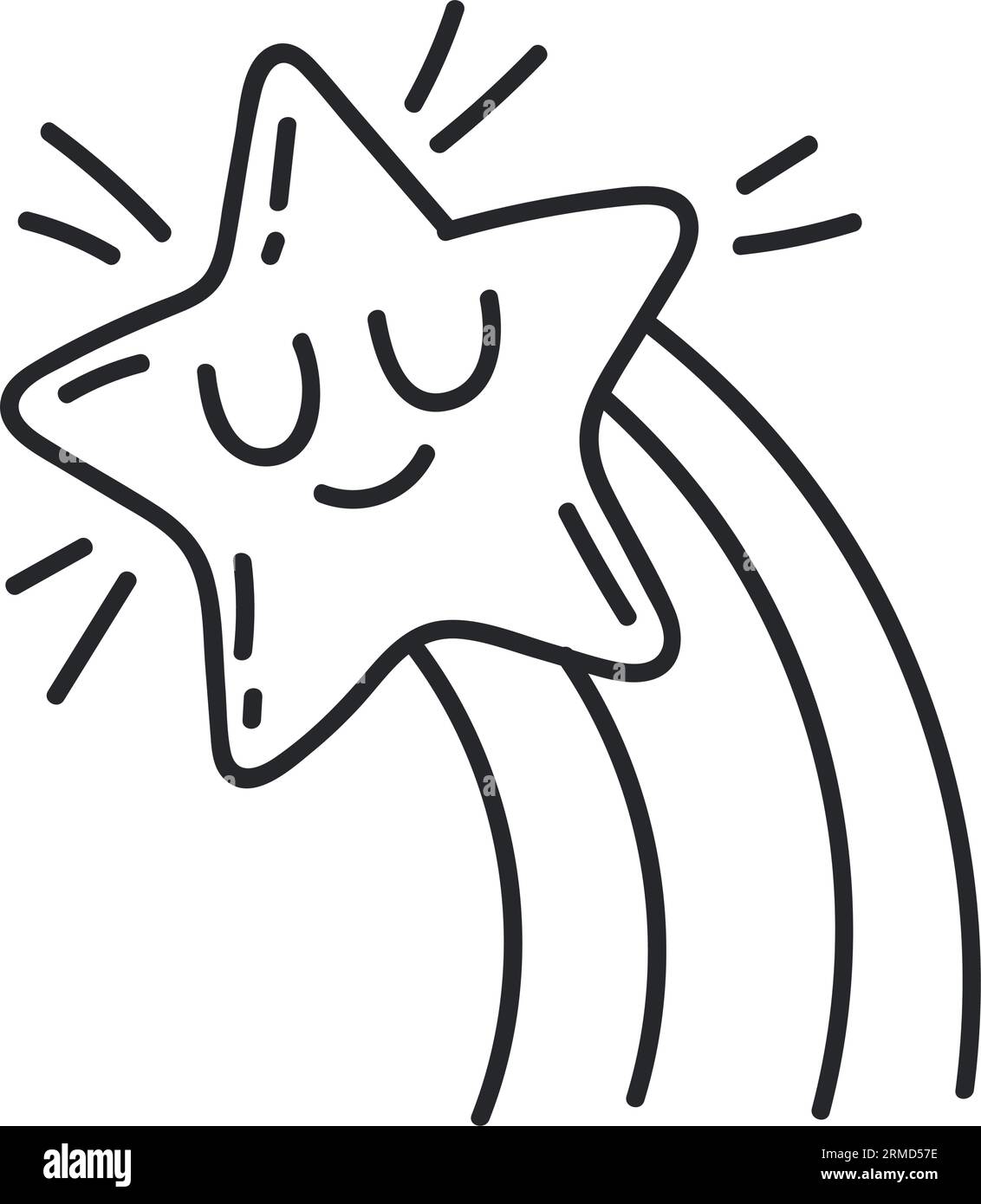 star doodle icon Stock Vector Image & Art - Alamy